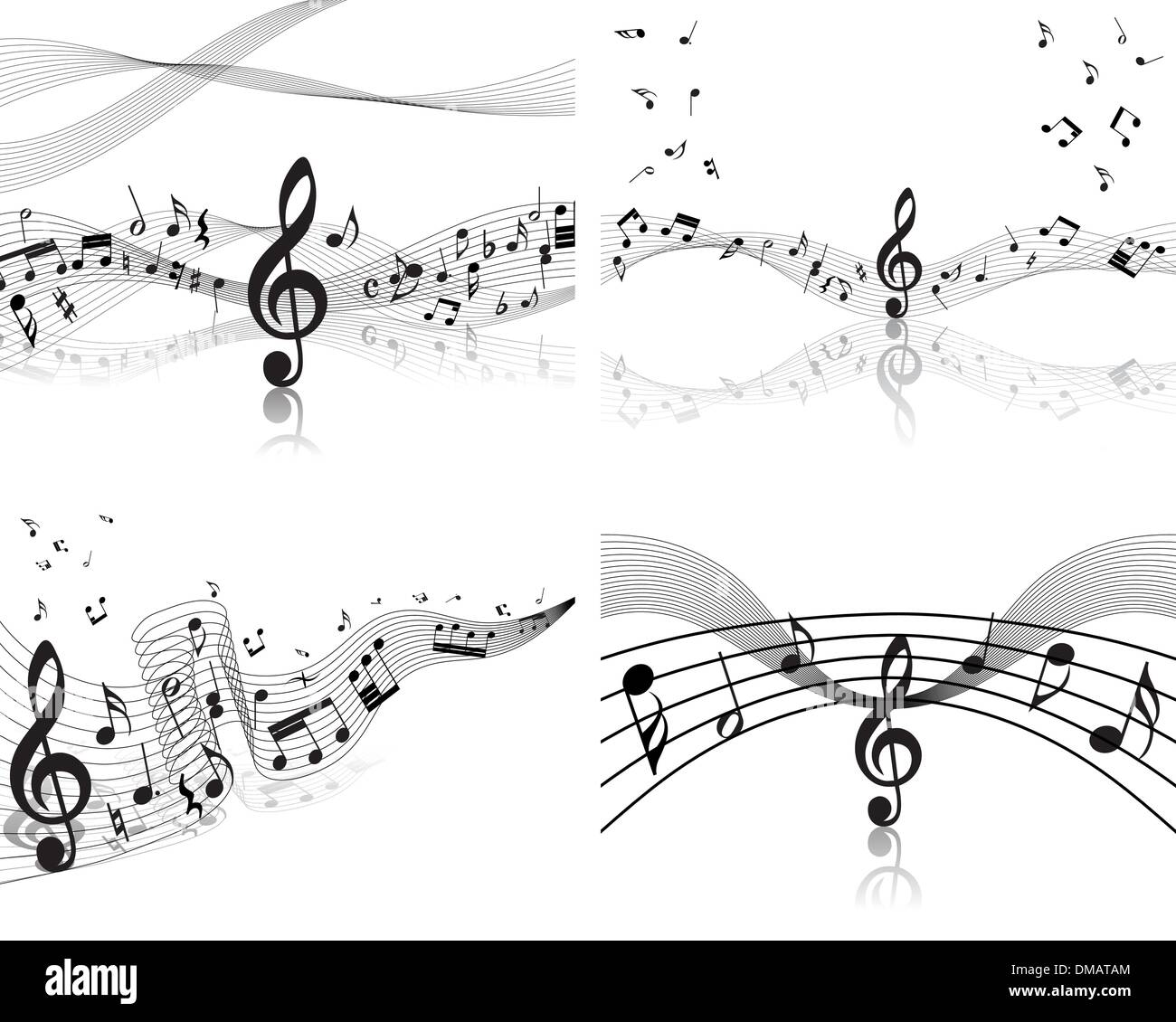 Staff lines Black and White Stock Photos & Images - Alamy