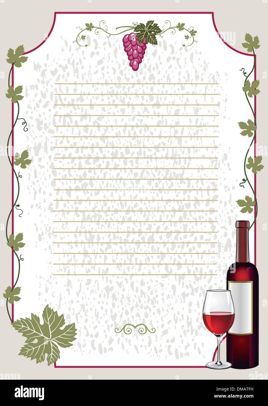 Card of restaurant hi-res stock photography and images - Alamy