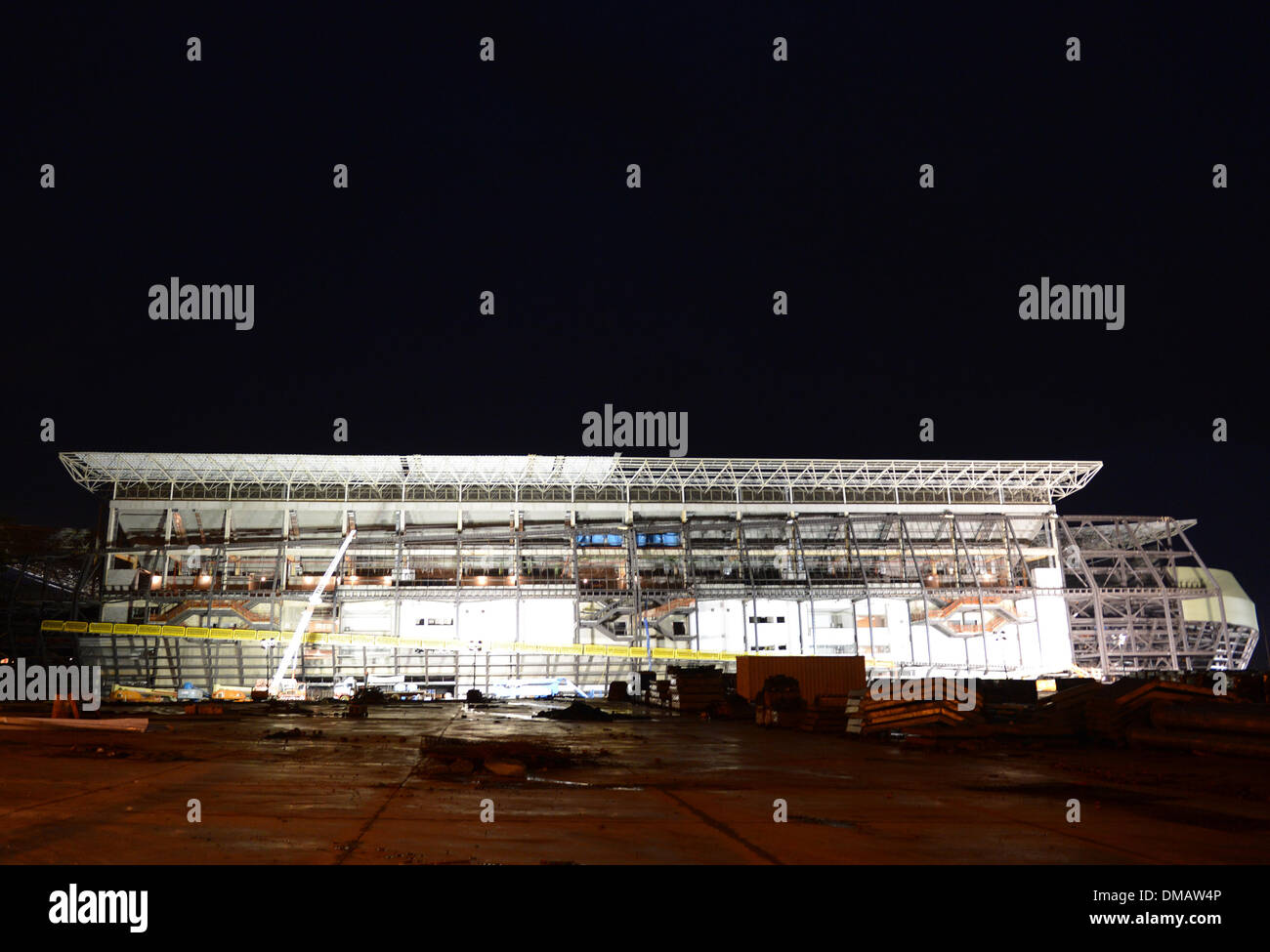Cuiaba, Brazil. 12th Dec, 2013. The stadium "Arena Pantanal" in Cuiaba ...