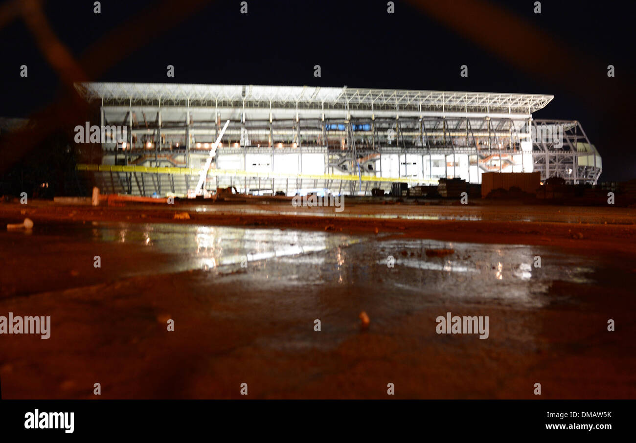 Cuiaba, Brazil. 12th Dec, 2013. The stadium "Arena Pantanal" in Cuiaba ...
