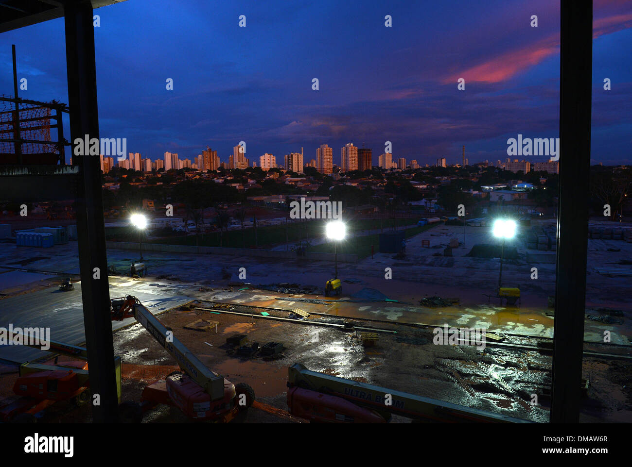 Cuiaba, Brazil. 12th Dec, 2013. The stadium "Arena Pantanal" in Cuiaba ...