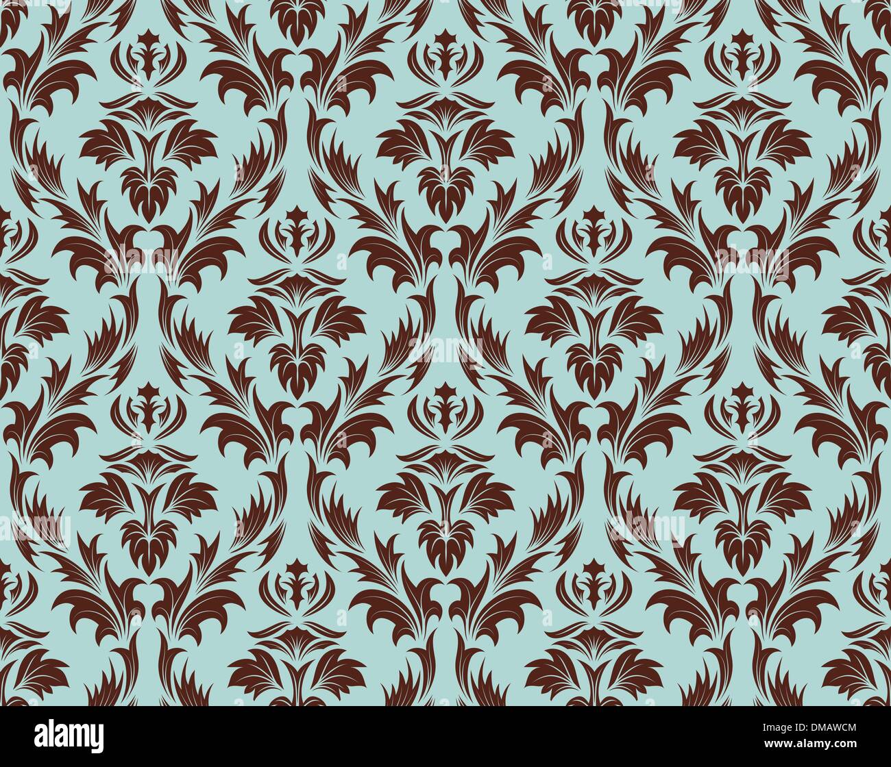 seamless damask pattern Stock Vector Image & Art - Alamy