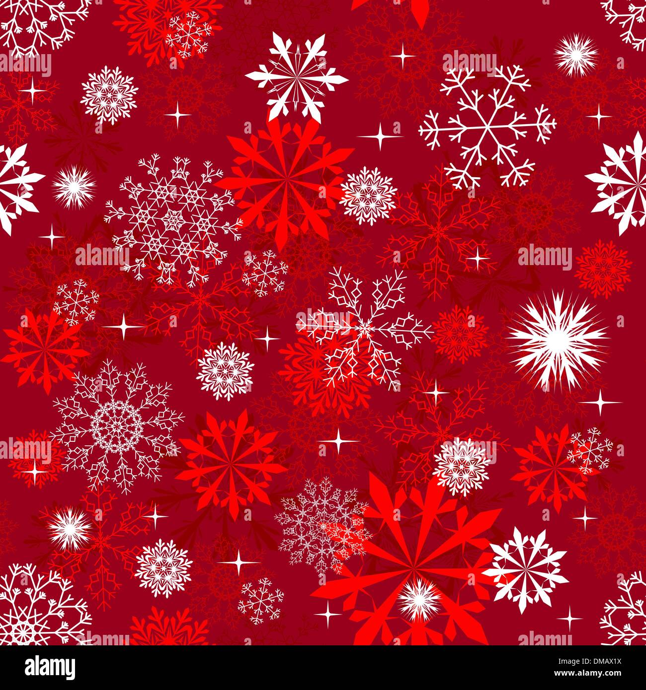 Seamless vector snowflakes hi-res stock photography and images - Alamy