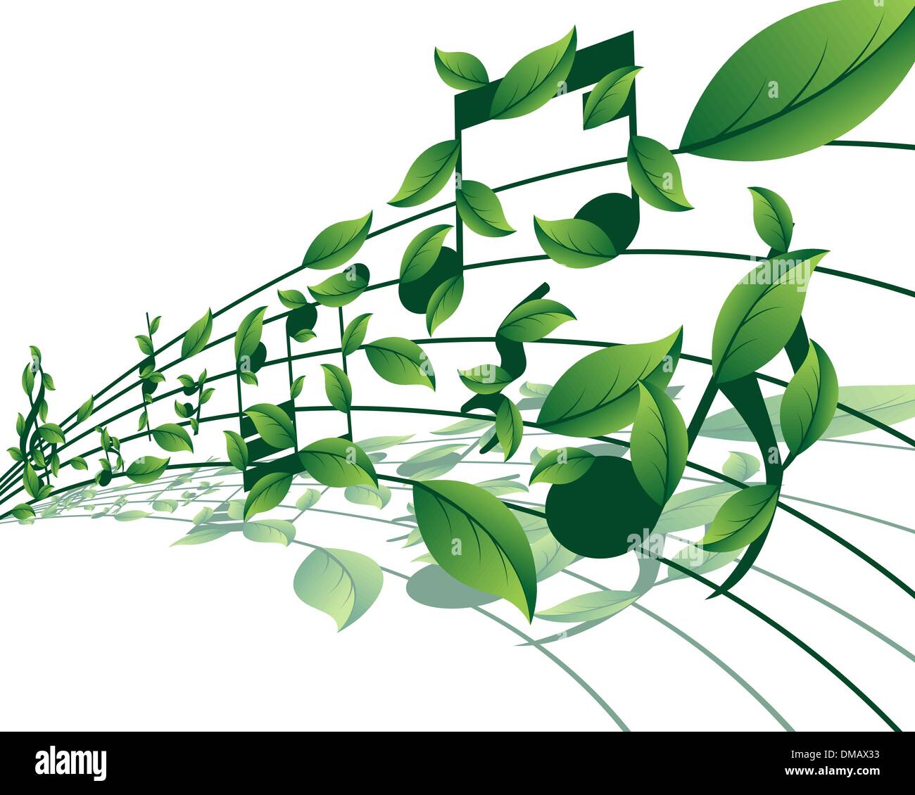 Green staff Stock Vector Images - Alamy