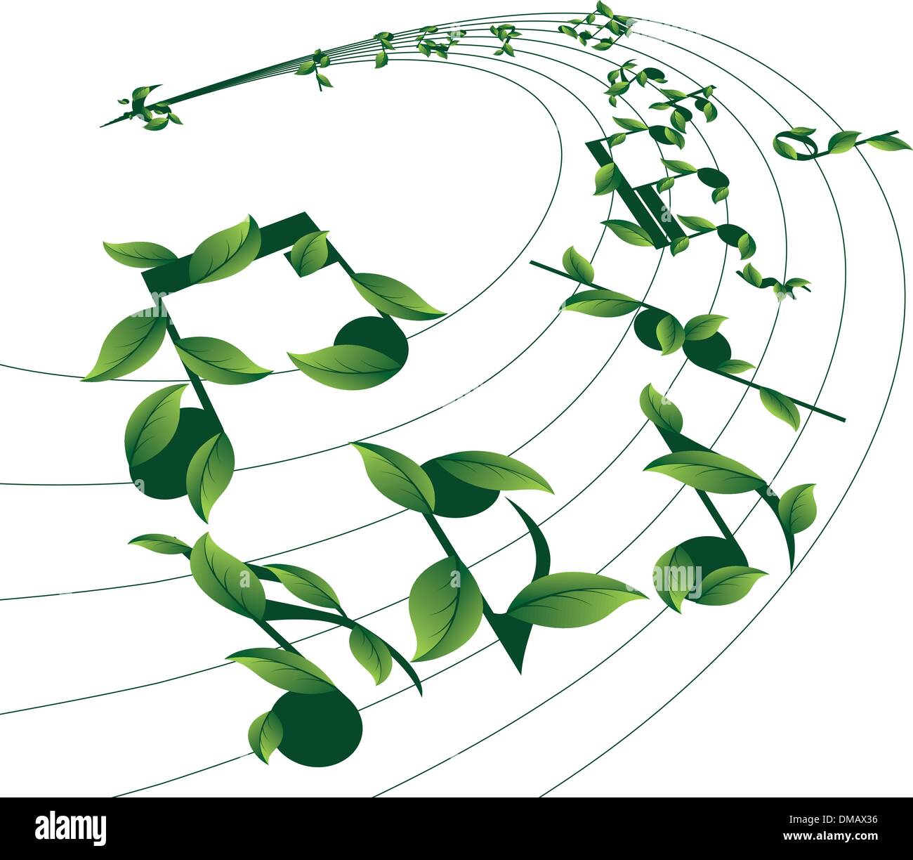 Green staff Stock Vector Images - Alamy