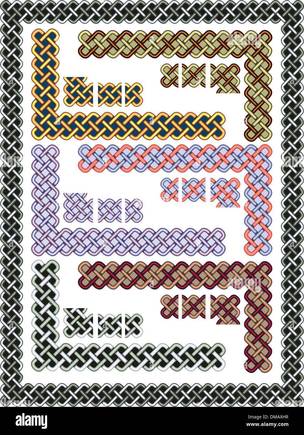 Celtic border patterns hi-res stock photography and images - Alamy