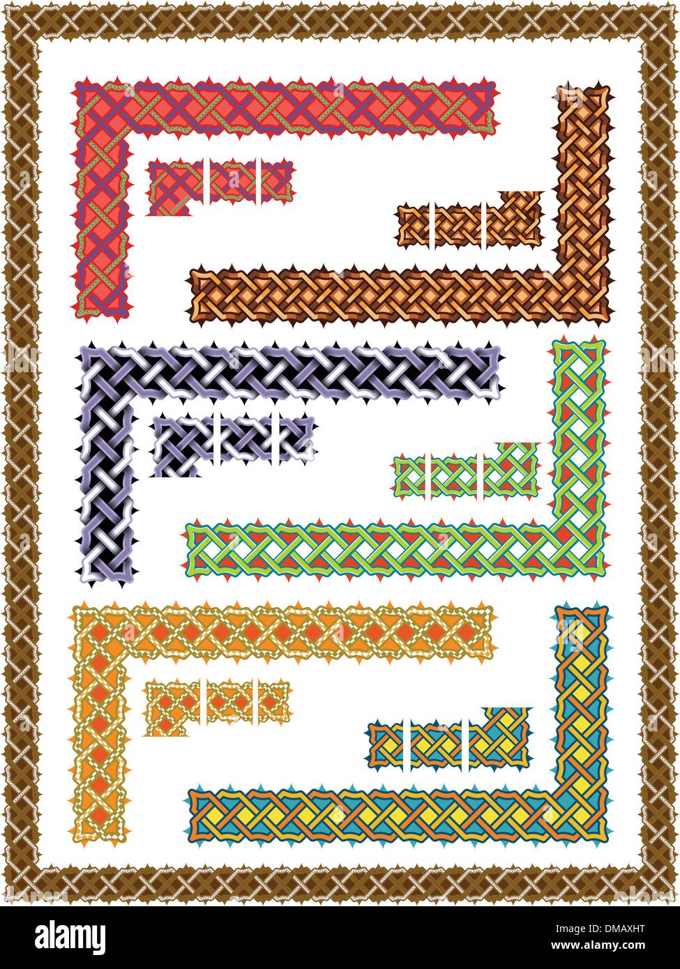 Celtic border patterns hi-res stock photography and images - Alamy