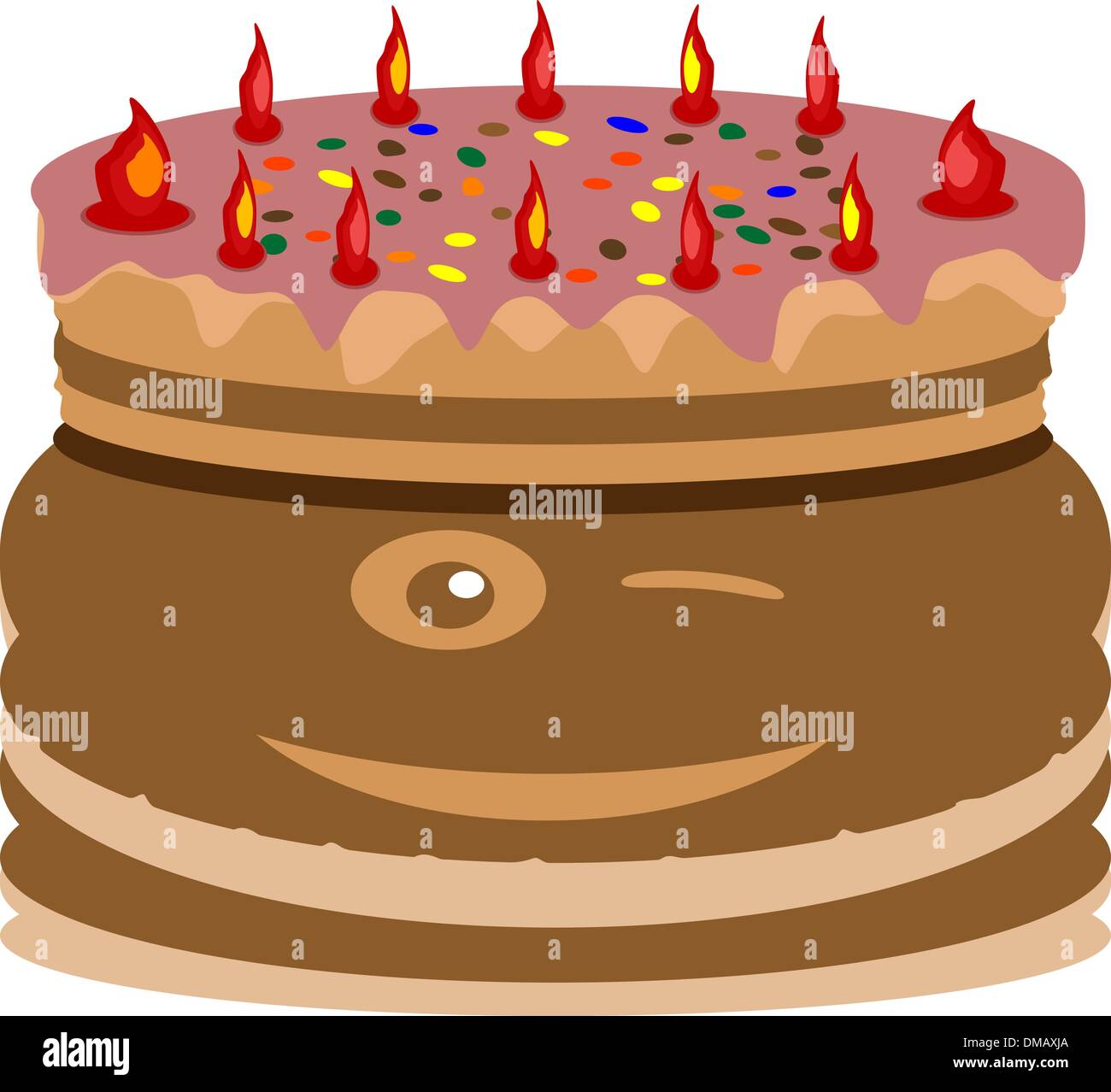 Tier wedding cake white Stock Vector Images - Alamy