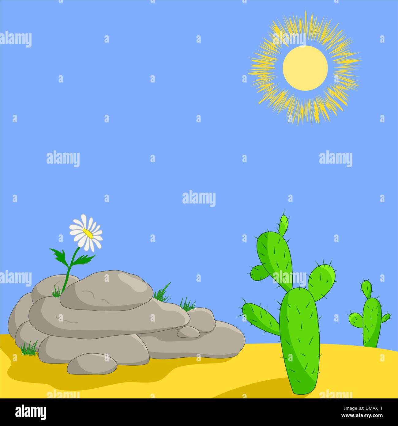 Background stones in sand Stock Vector Images - Alamy