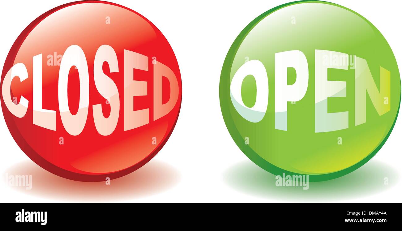 Closed evening Stock Vector Images - Alamy