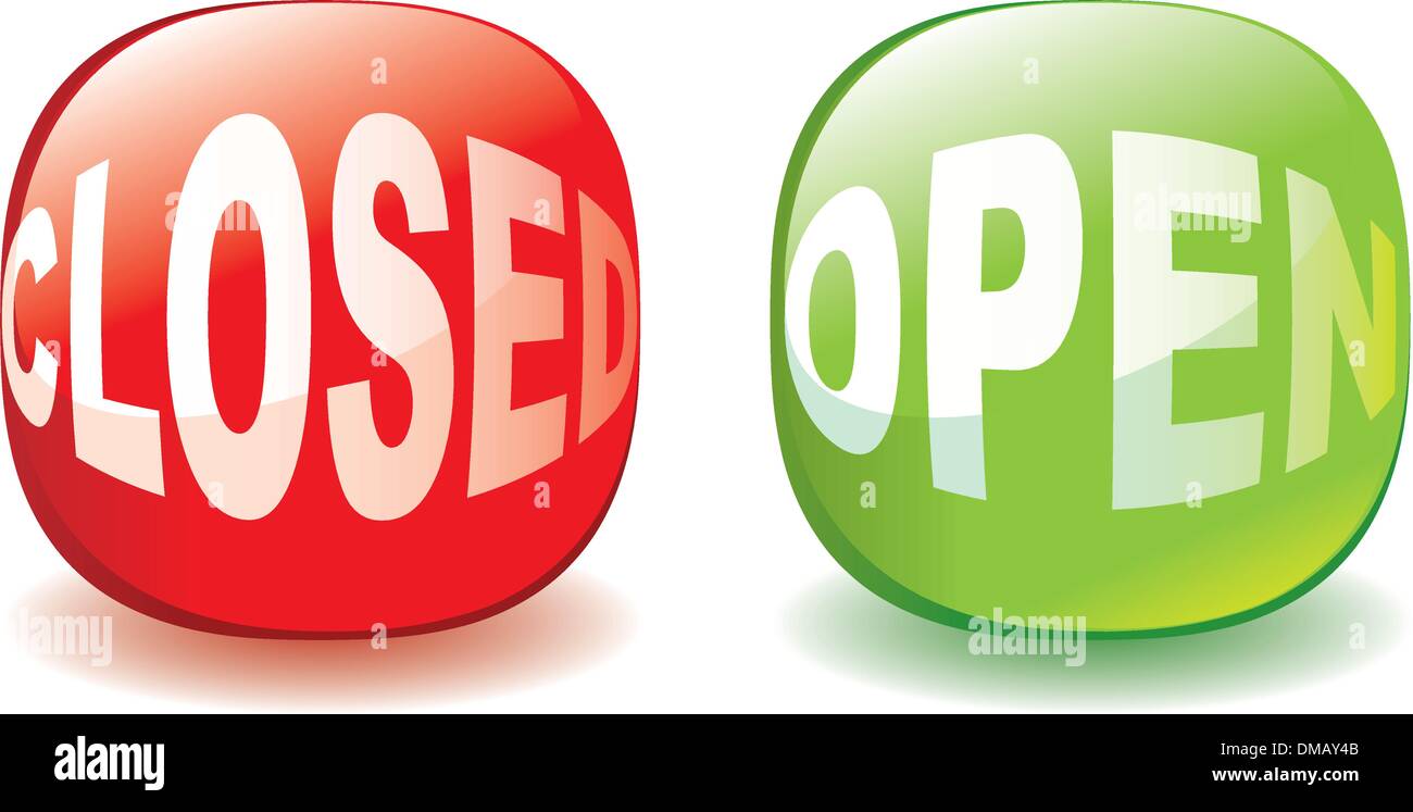 Closed evening Stock Vector Images - Alamy