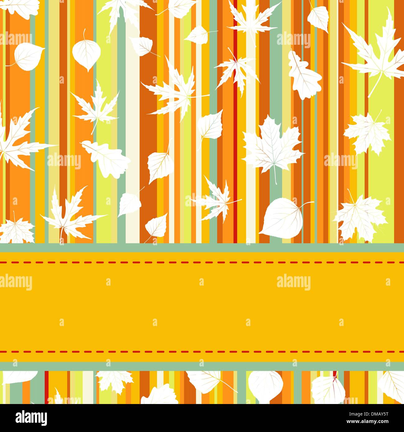 Colorful with stripes & maple leaves. EPS 8 Stock Vector Image & Art ...