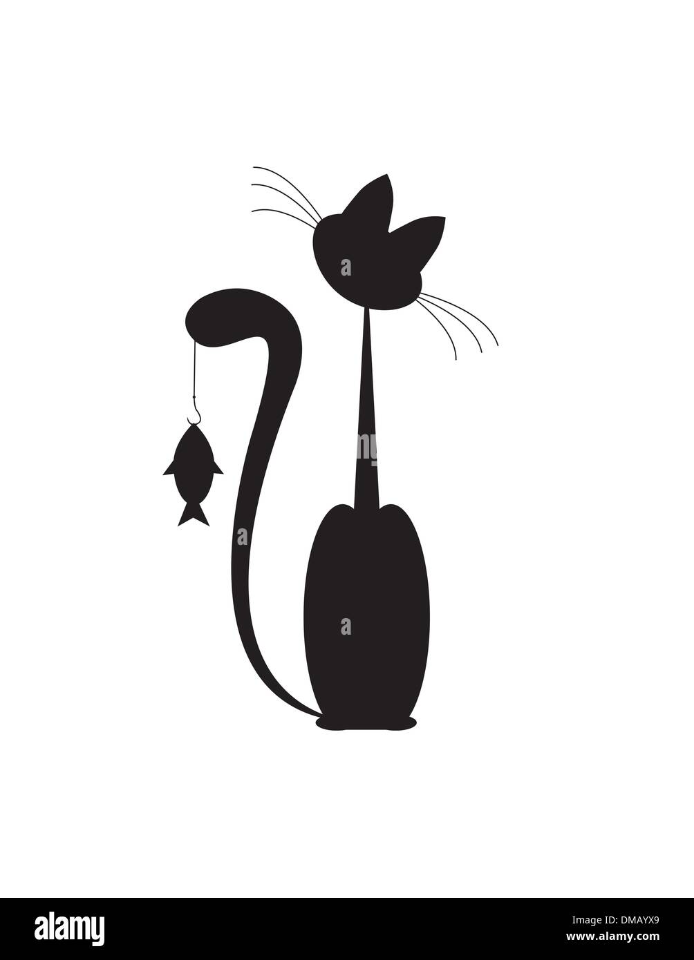 Cat fish vector vectors hi-res stock photography and images - Alamy