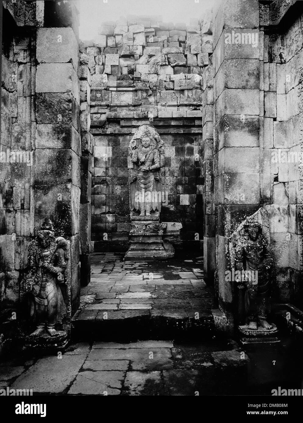 Statue, Shiva Temple, Prambanan Compound, Java, Indonesia, 1900 Stock ...