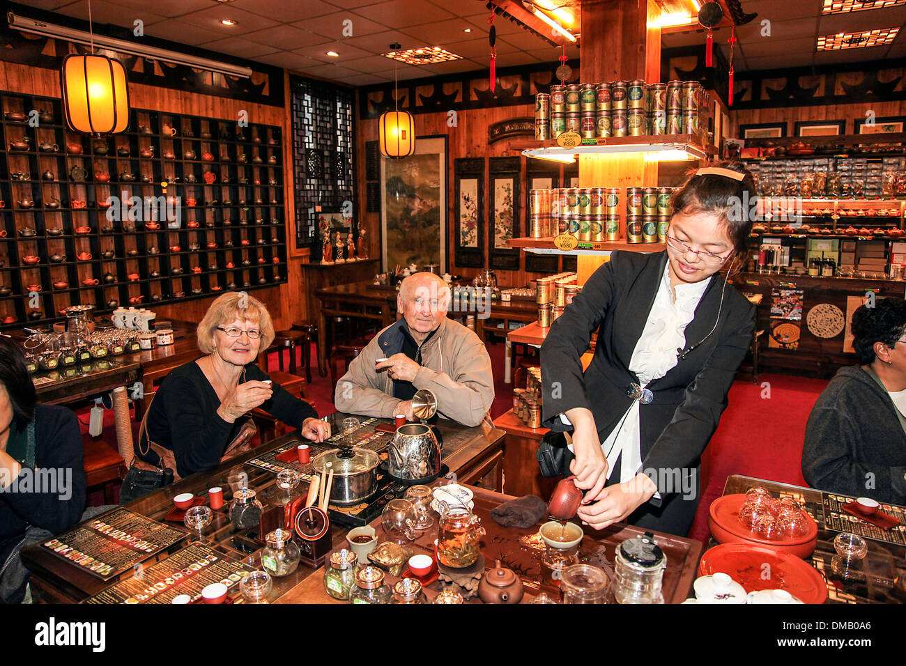 Tea House in Beijing;China Stock Photo - Alamy