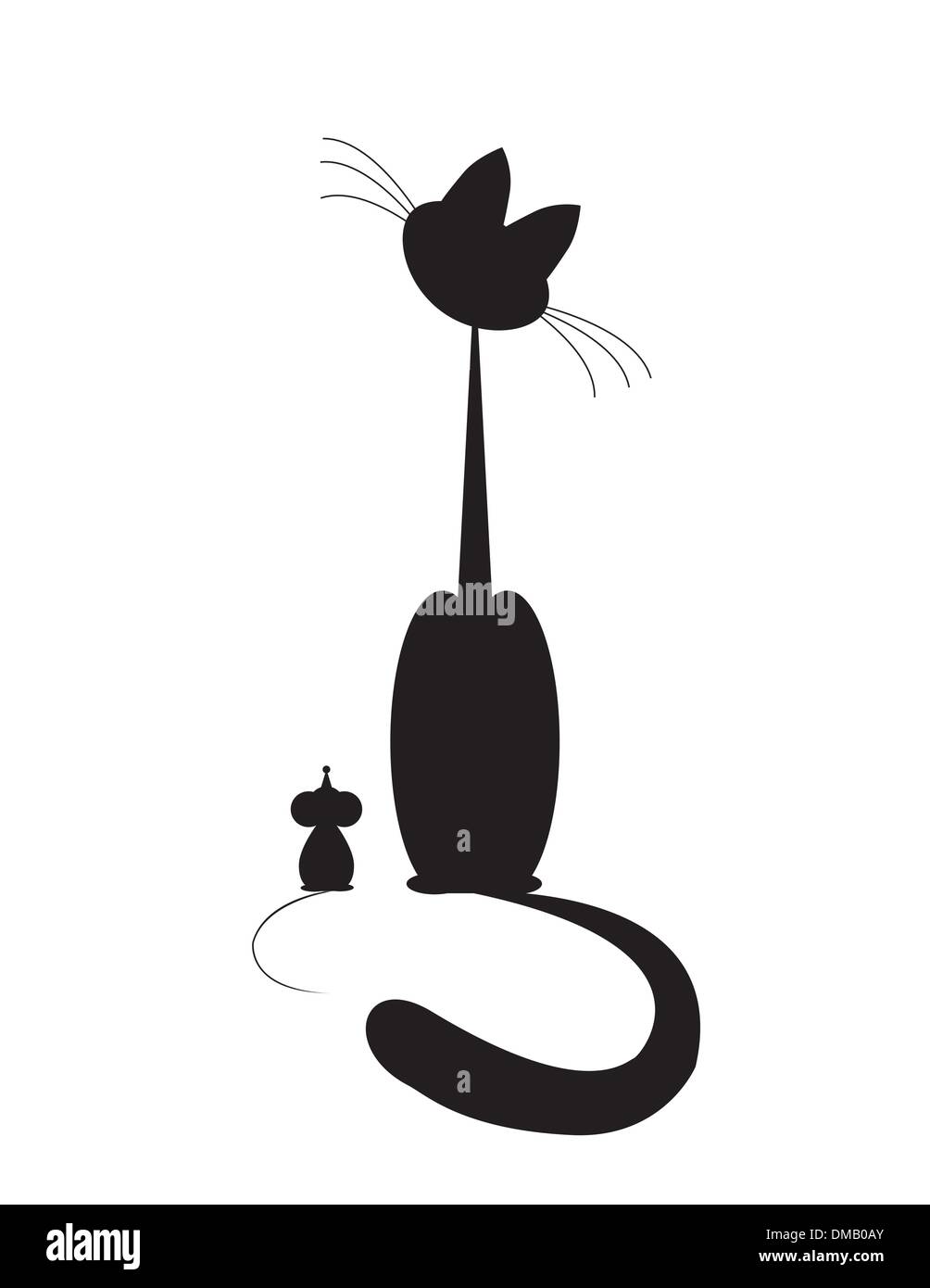 Cat and mouse drawing hi-res stock photography and images - Alamy