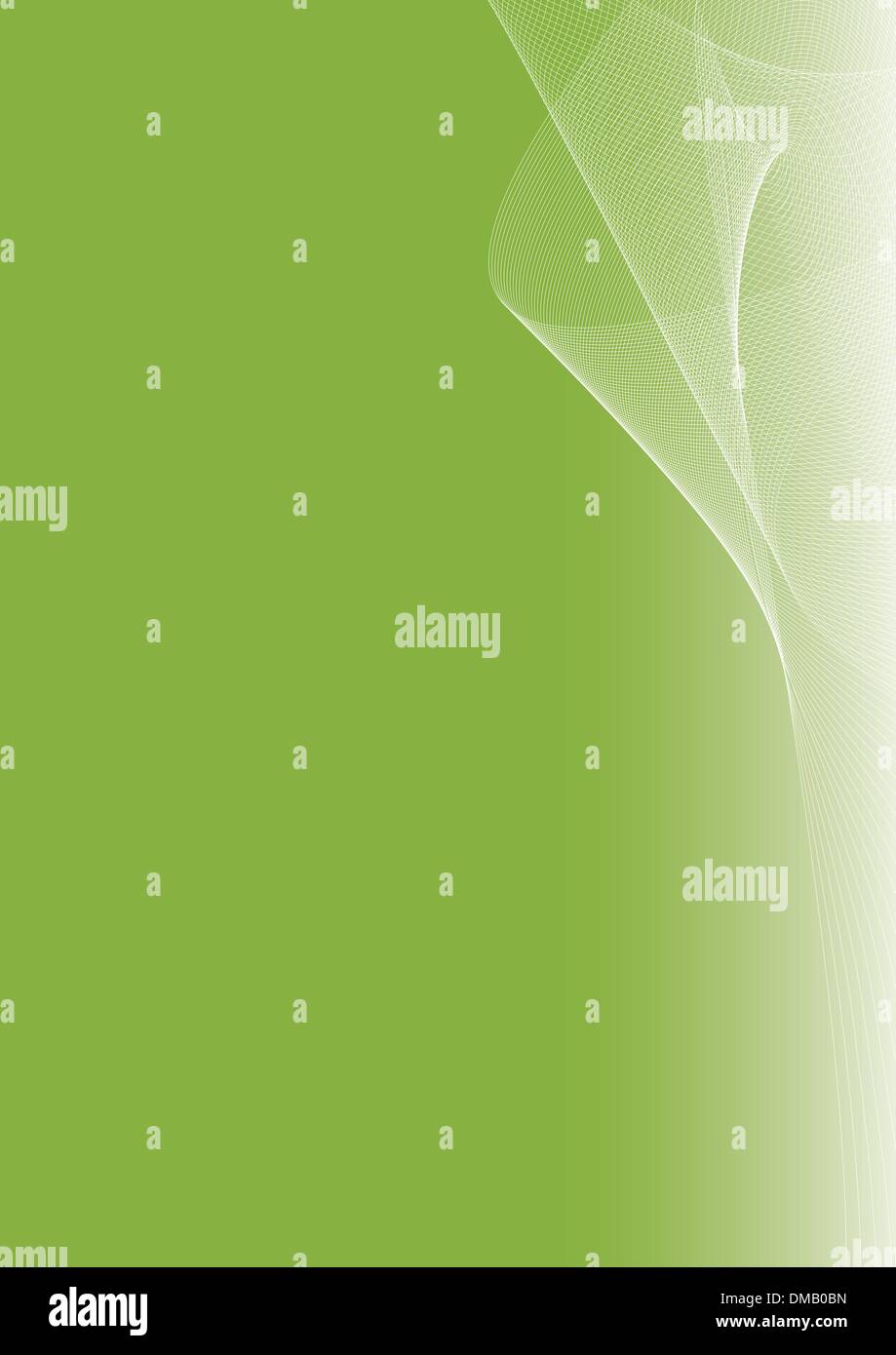 Illustration background with flowing lines in green Stock Vector Image ...