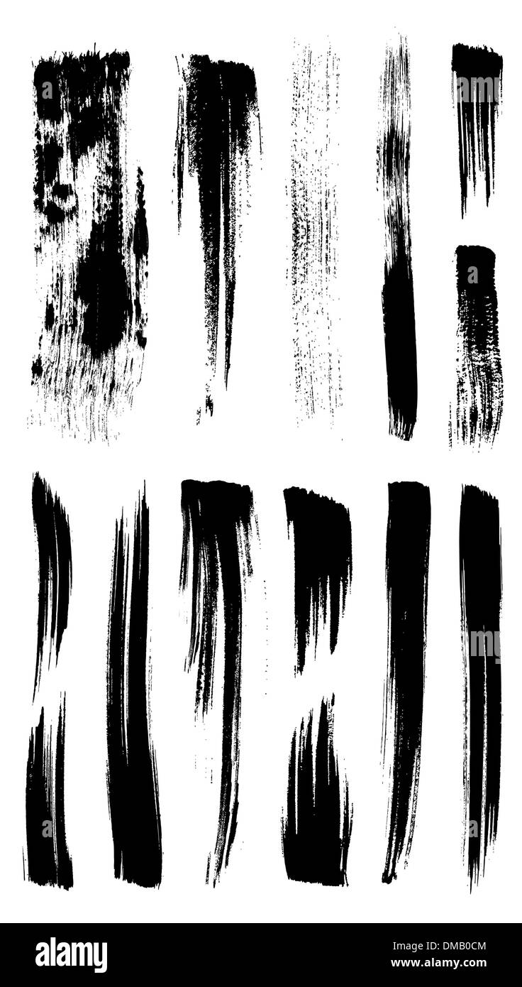 Collection of illustrator stroke brushes Stock Vector Image & Art - Alamy