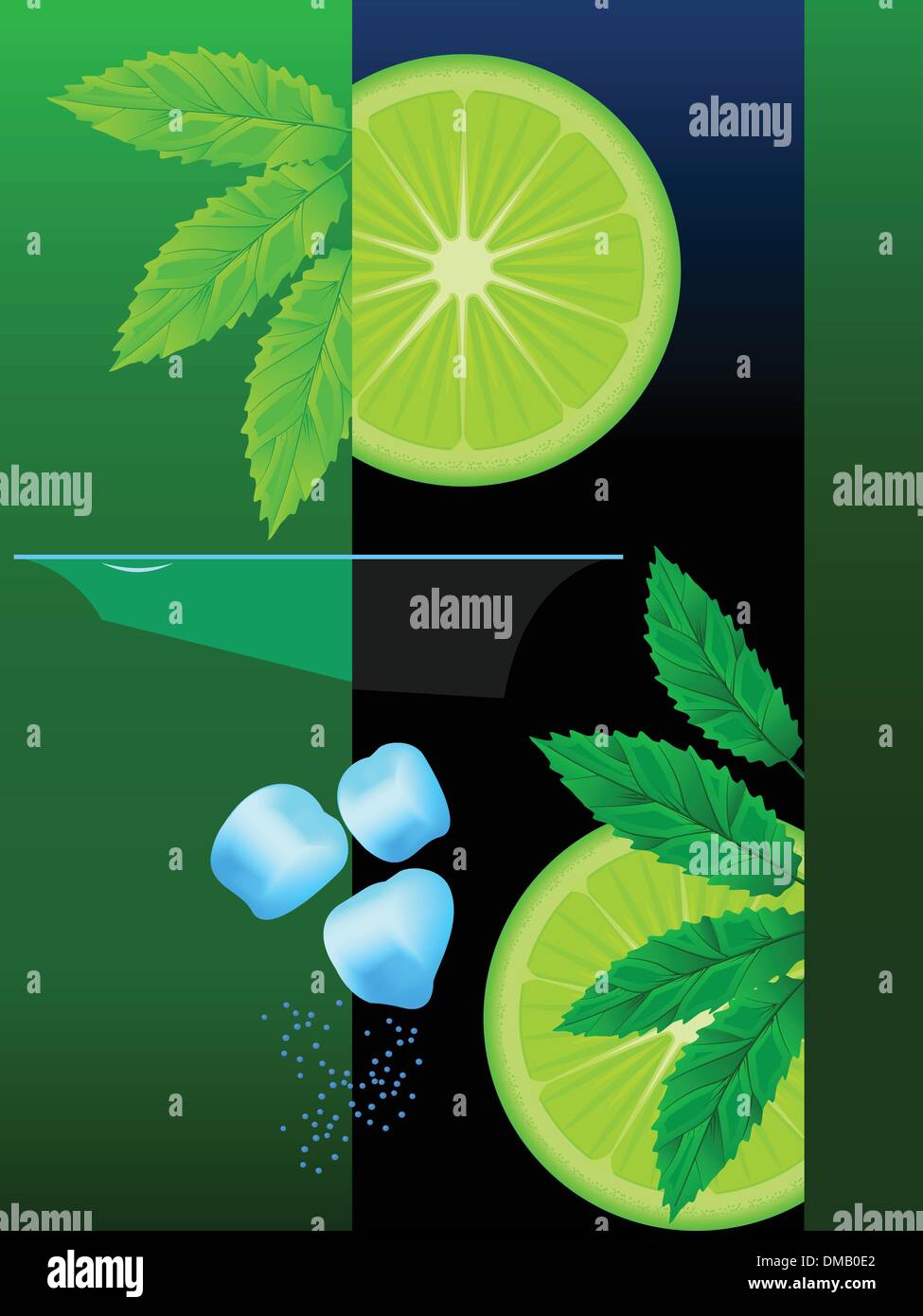 Mint vector vectors hi-res stock photography and images - Alamy