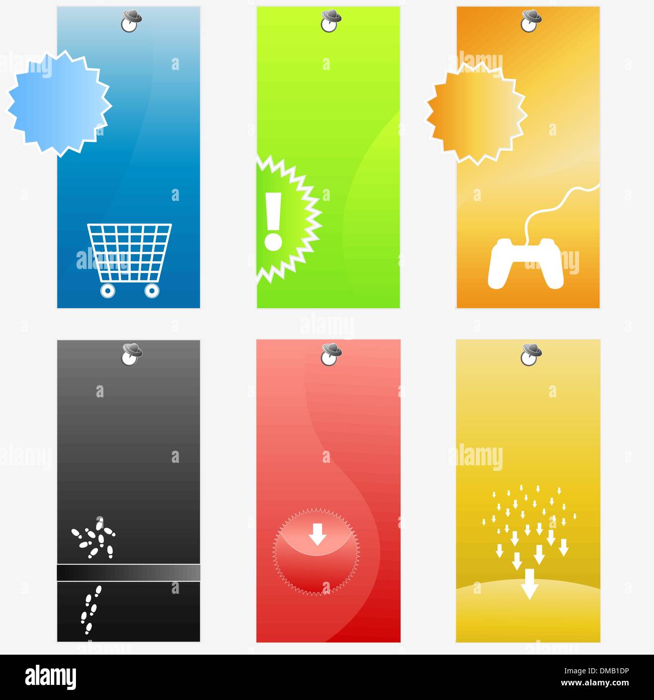 Set of modern colorful themed shopping tags Stock Vector Image & Art ...