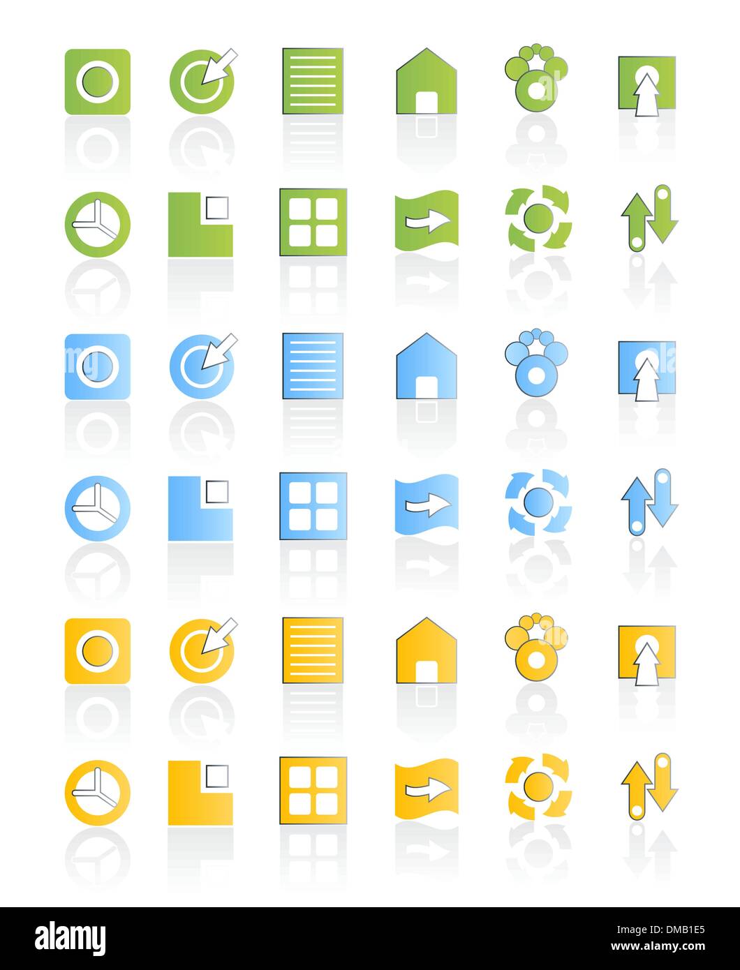 Modern icon Stock Vector Images - Alamy