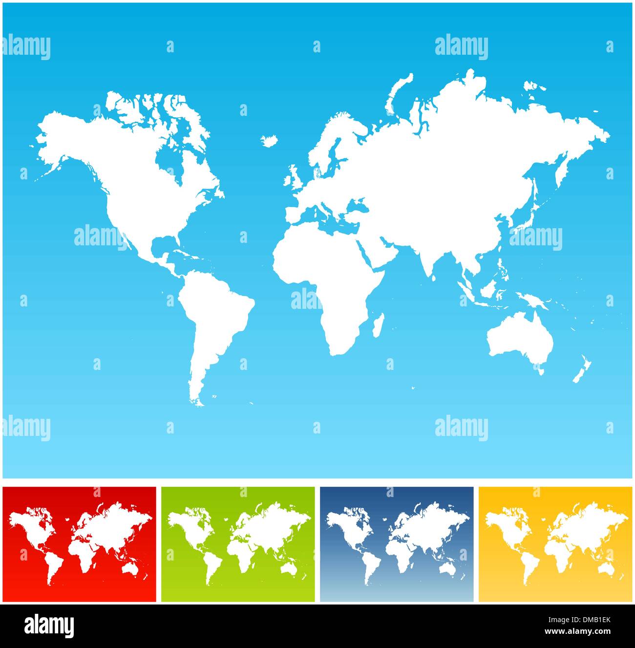 White world maps hi-res stock photography and images - Alamy