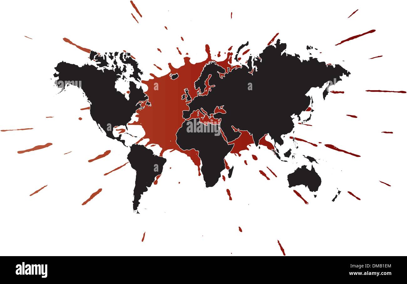 Illustration world map hi-res stock photography and images - Alamy