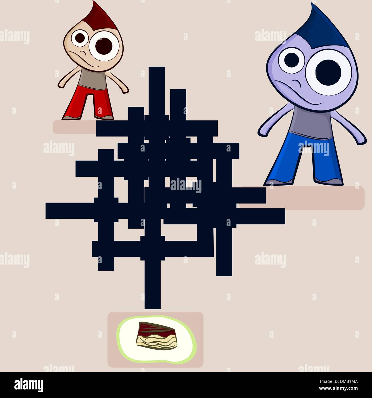 Explore the maze Stock Vector Images - Alamy