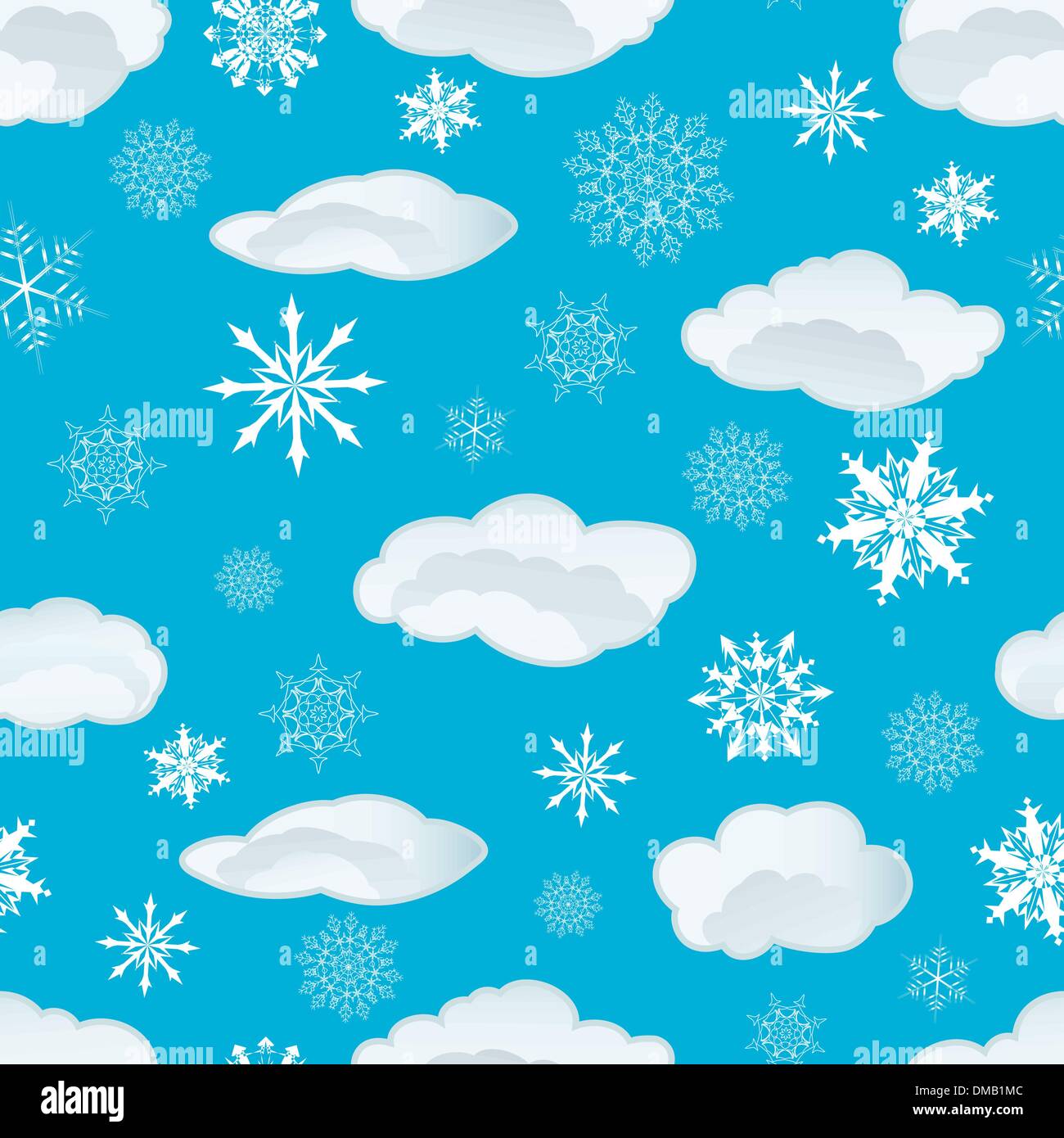Winter sky clouds Stock Vector Images - Alamy