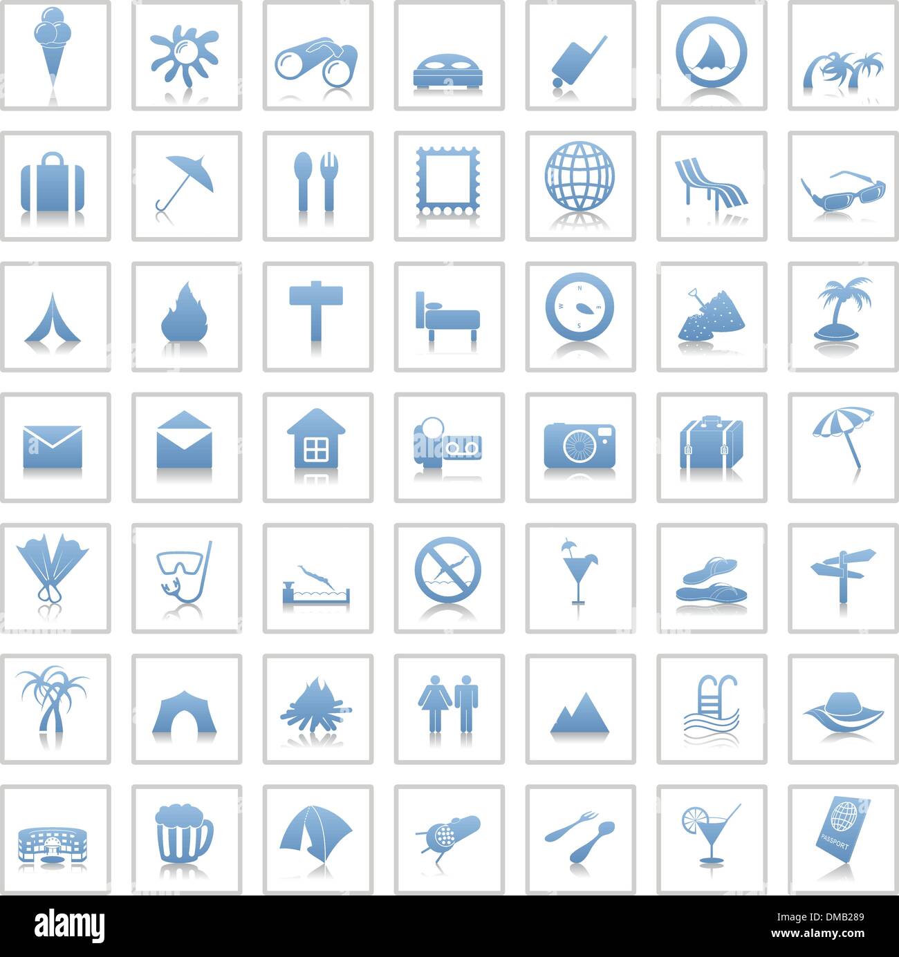 travel icons set Stock Vector Image & Art - Alamy