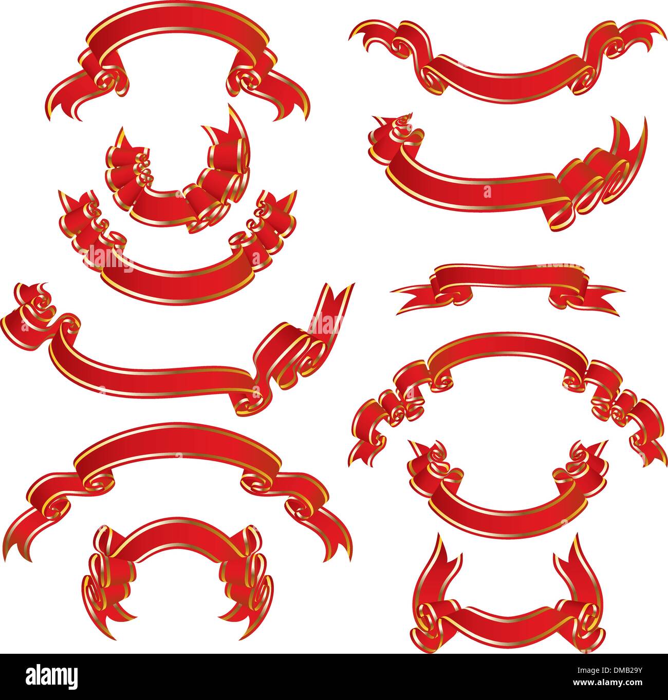 Red placards Stock Vector Images - Alamy