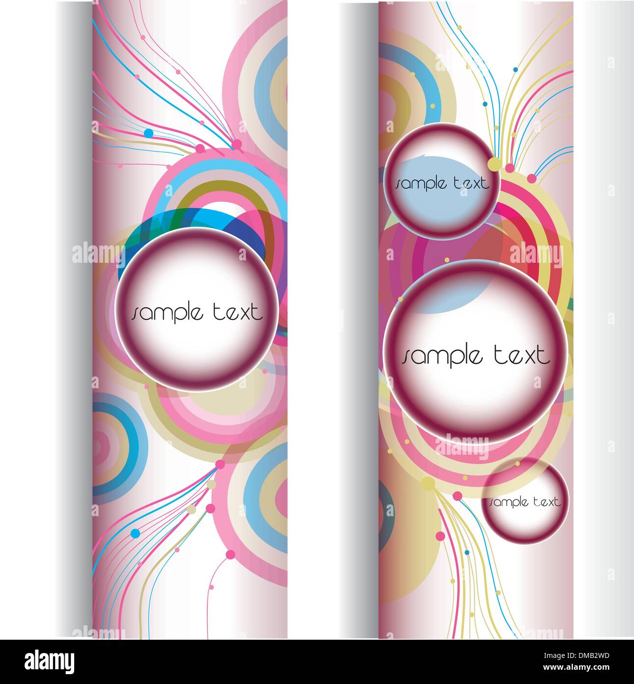 abstract modern banner .set vector design Stock Vector Image & Art - Alamy