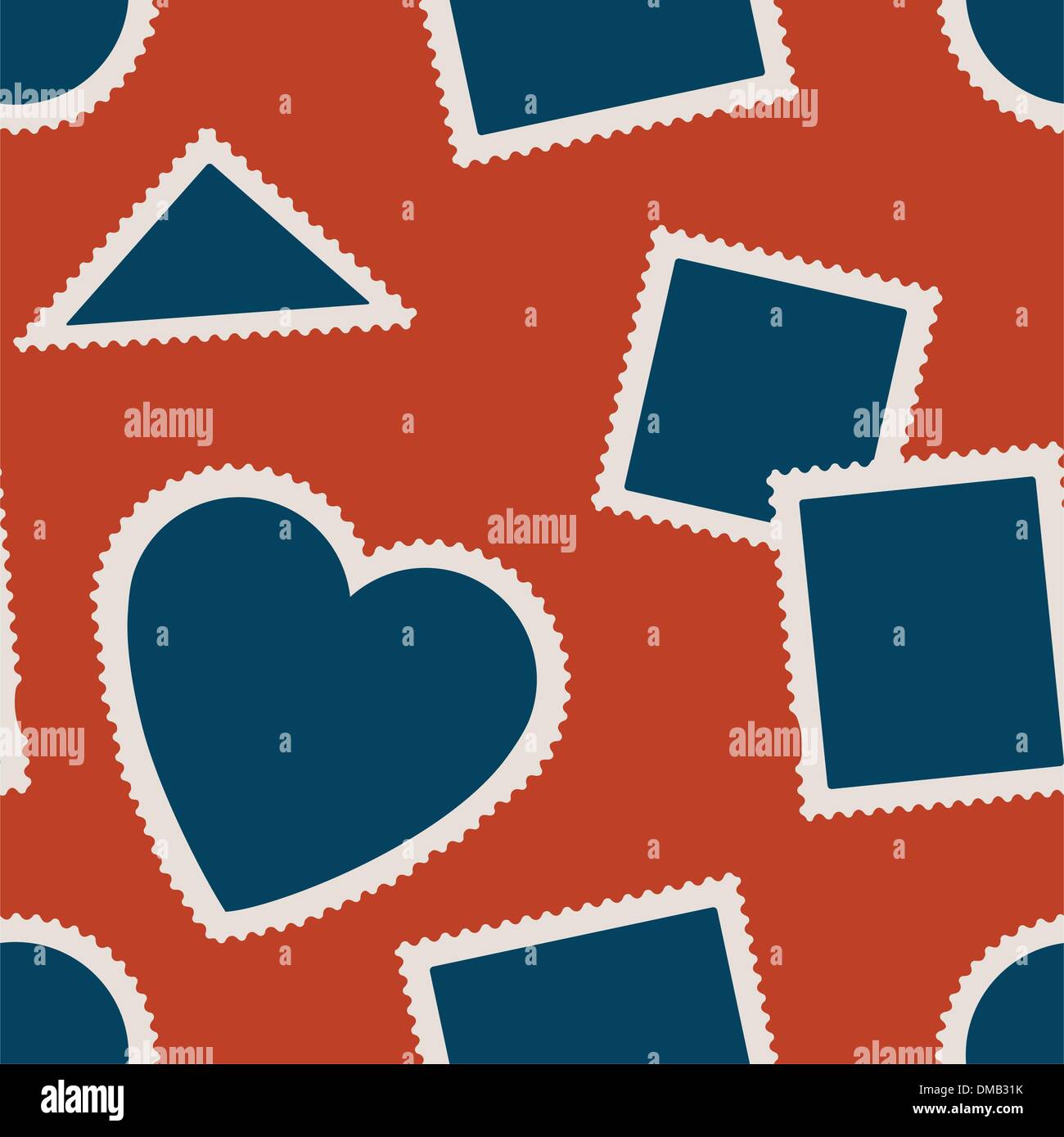 seamless texture with post stamps Stock Vector Image & Art - Alamy