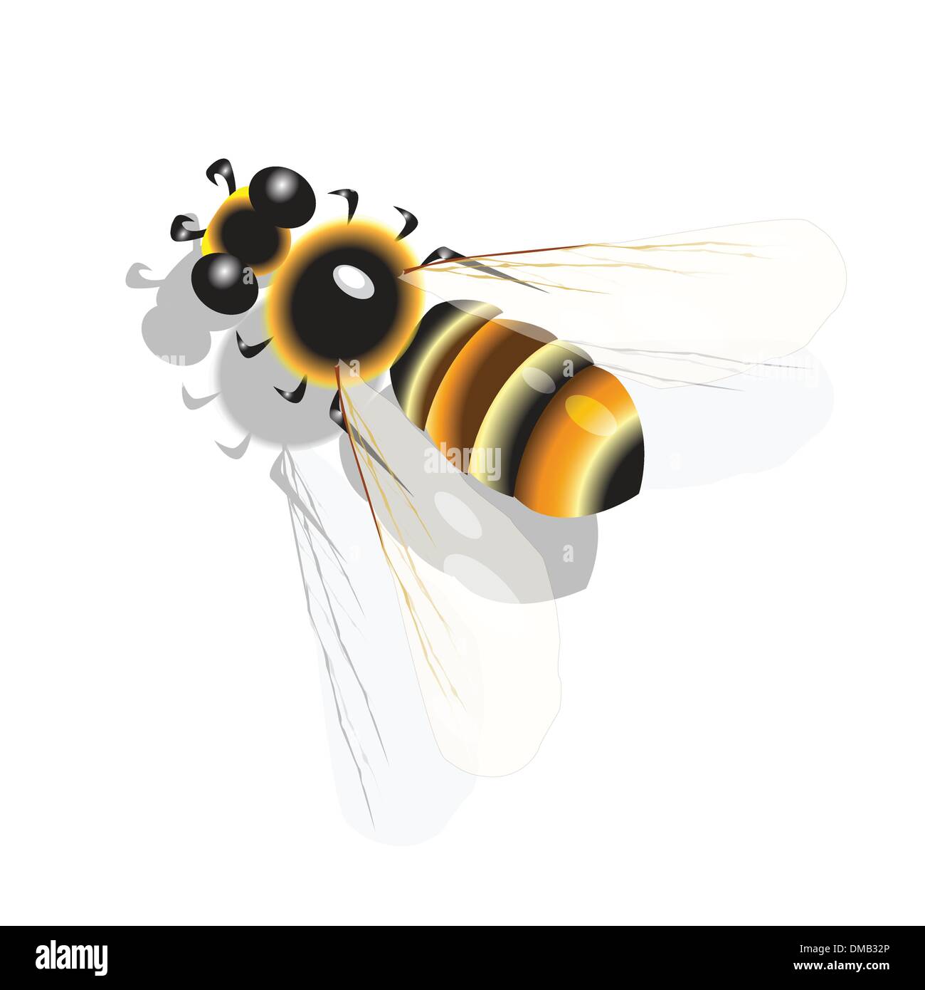 Bee standing Stock Vector Images - Alamy