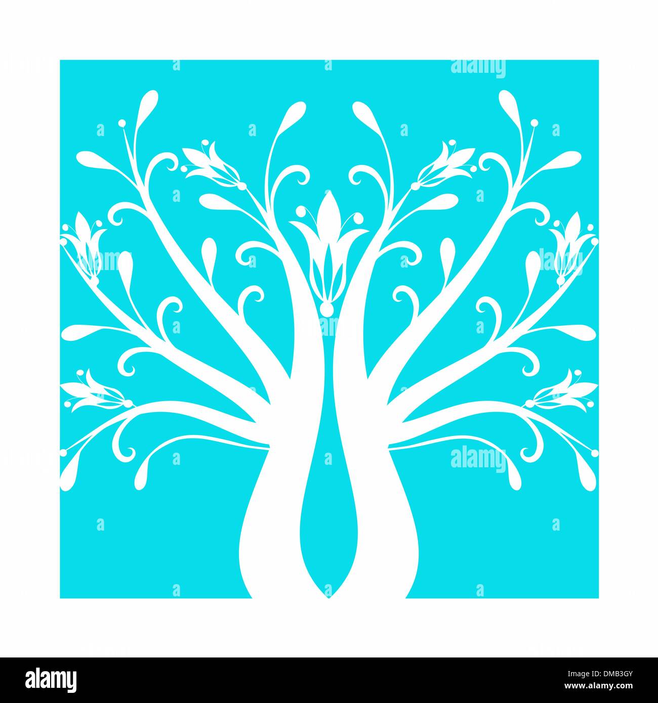Abstract art tree Stock Vector Images - Alamy