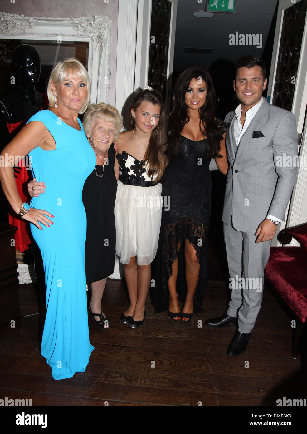 Carol Wright Nanny Pat Natalya Wright Jessica Wright and Mark Wright at ...