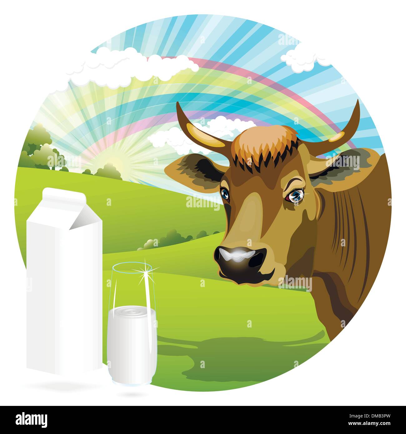 Bio sheep Stock Vector Images - Alamy