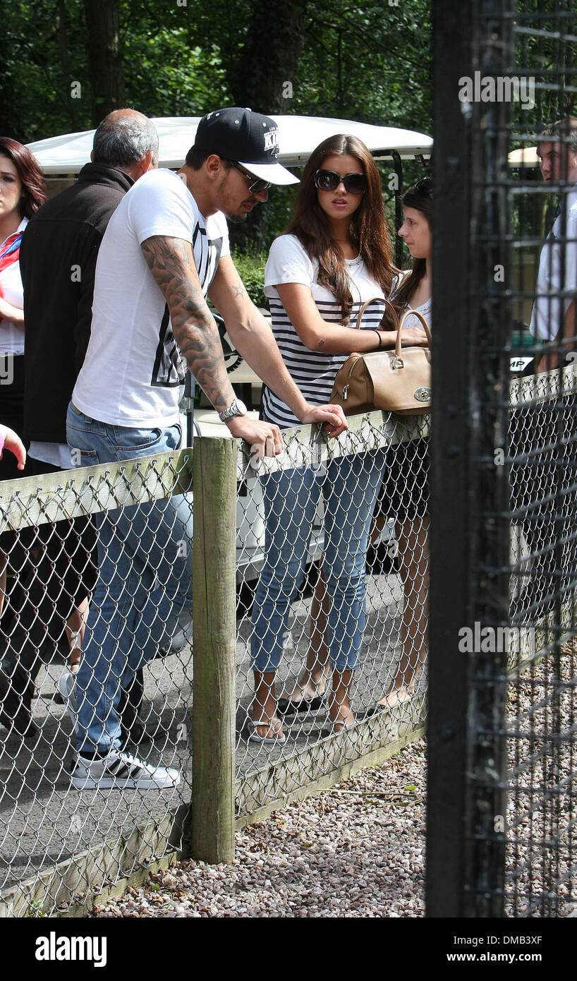 Mario Falcone and Lucy Mecklenburgh visit Drayton Manor Theme Park ...