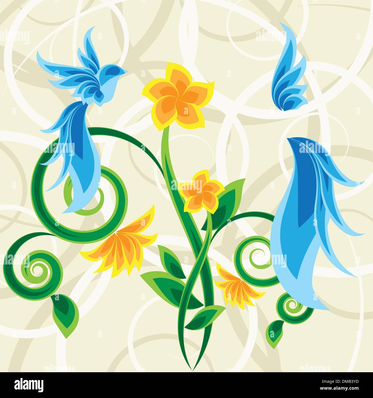 Magic garden Stock Vector Images - Alamy