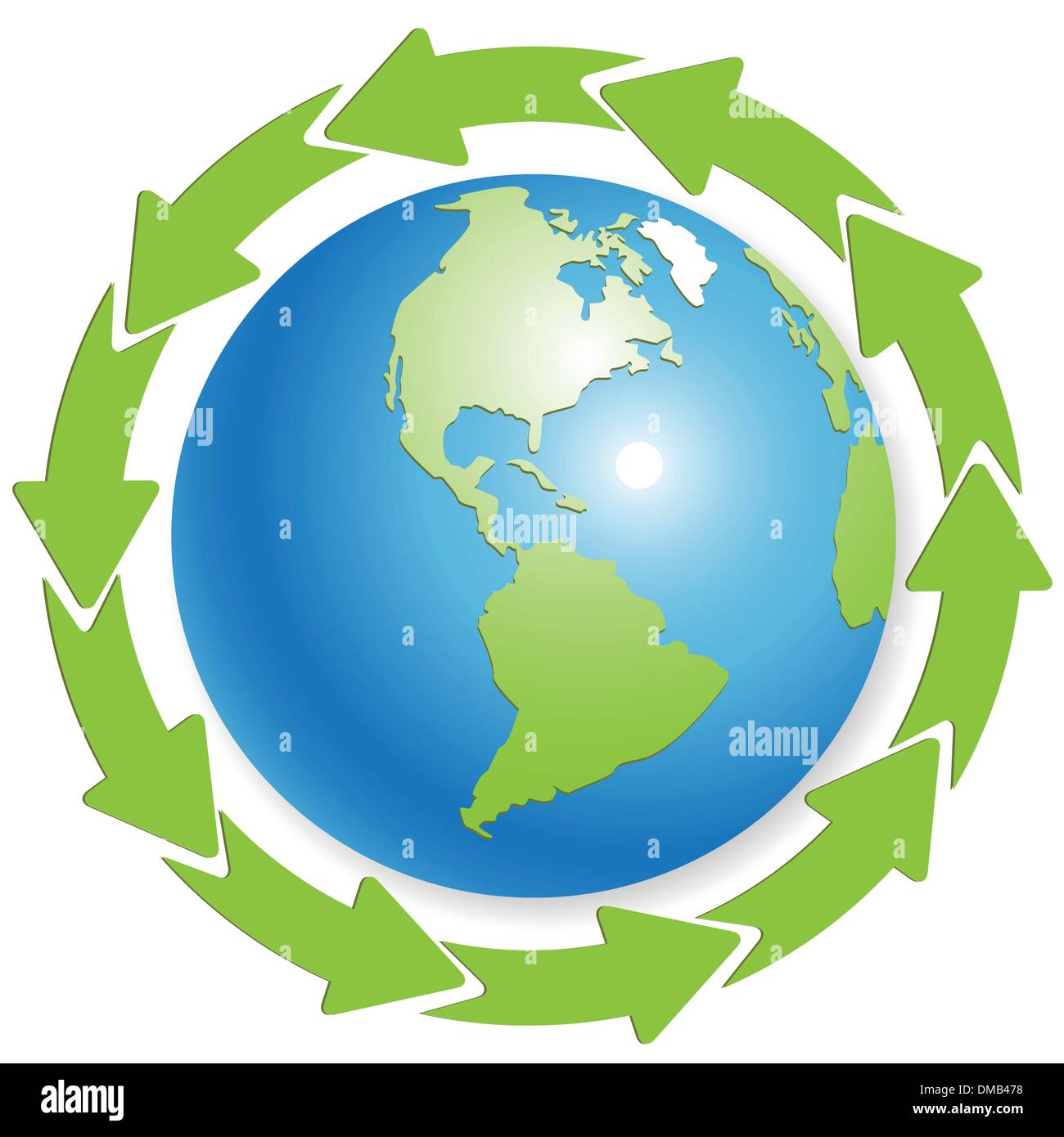 globe and arrows Stock Vector Image & Art - Alamy