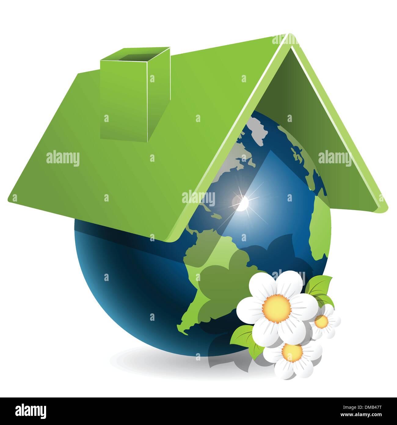 Globe under Stock Vector Images - Alamy