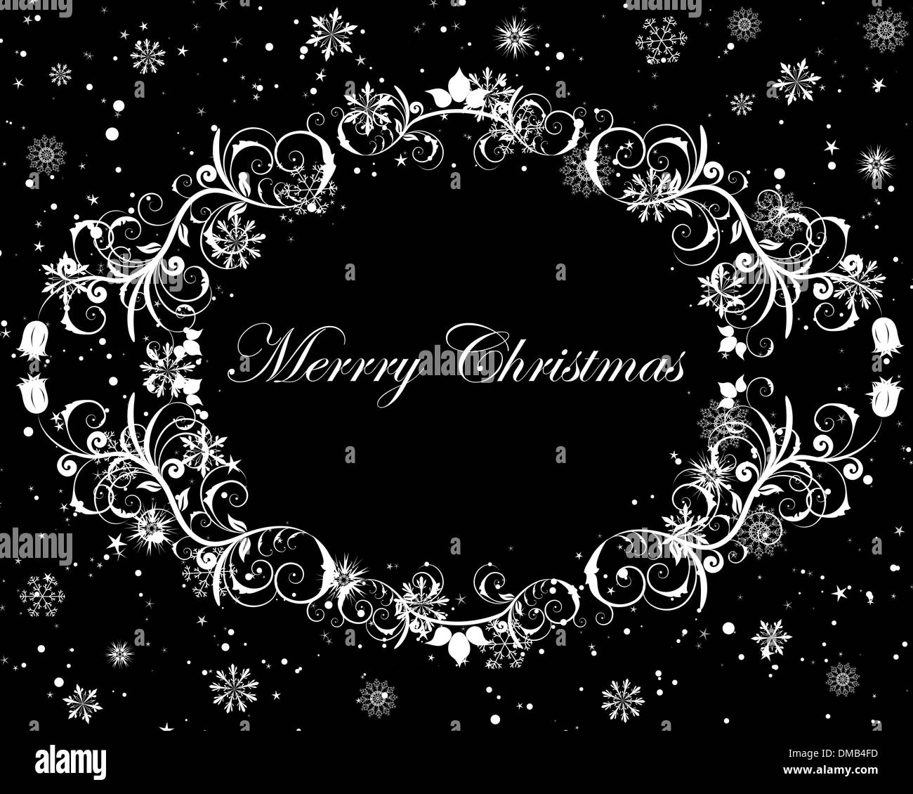 Victorian christmas frame border hi-res stock photography and images ...