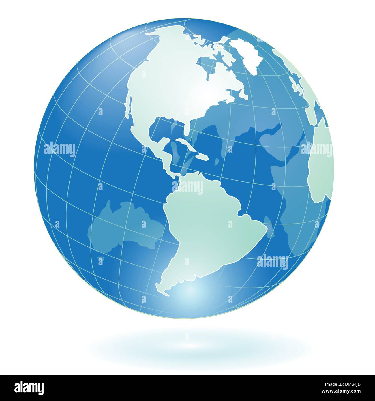 Planisphere map globe Cut Out Stock Images & Pictures - Alamy