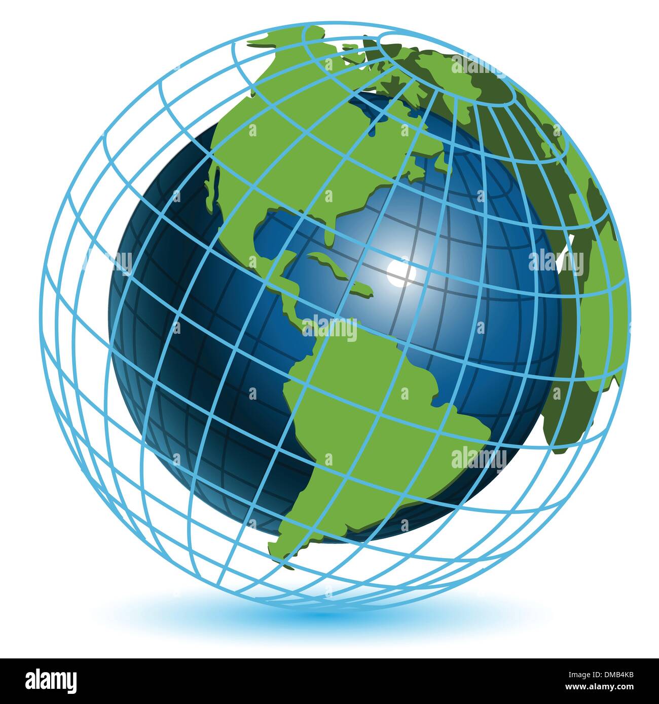 Planisphere map globe Cut Out Stock Images & Pictures - Alamy
