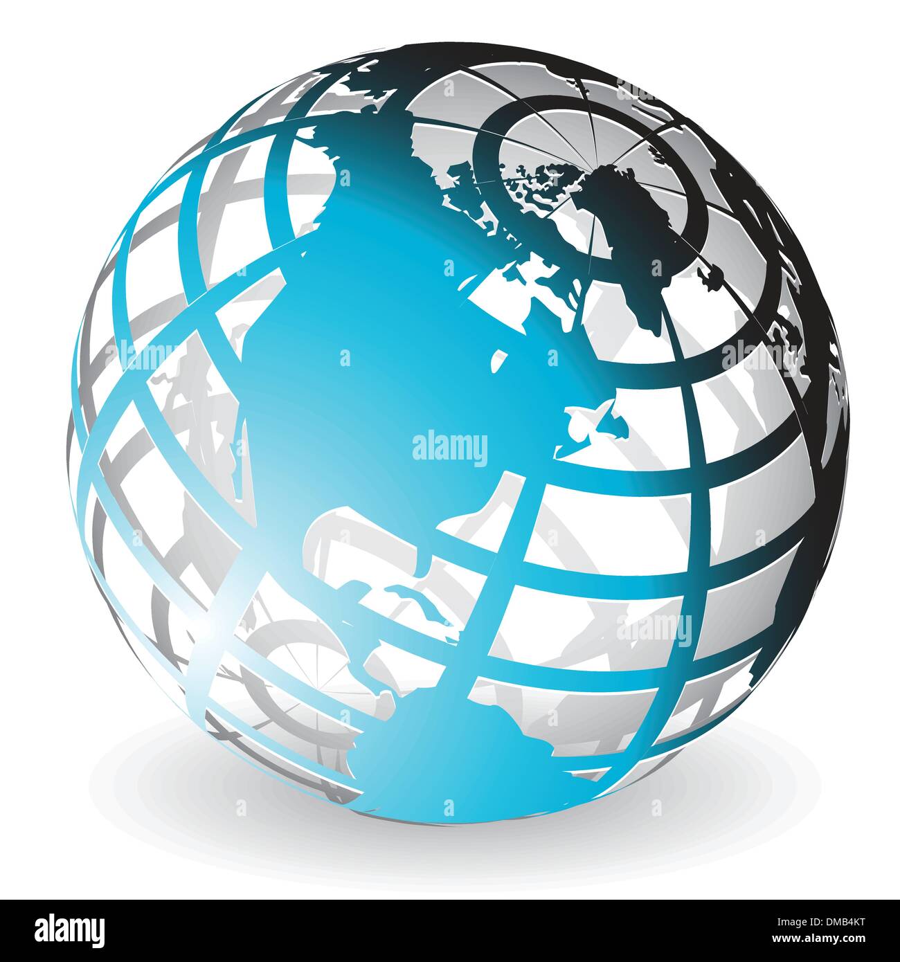 Planisphere map globe Stock Vector Images - Alamy