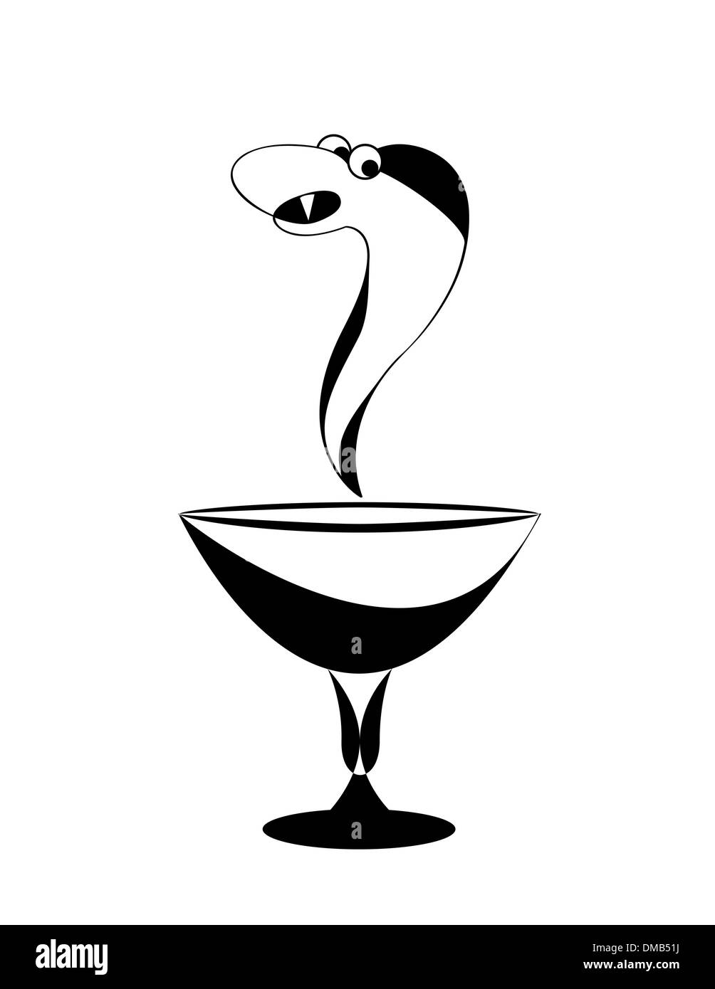 Cartoon character design bowl Black and White Stock Photos & Images - Alamy