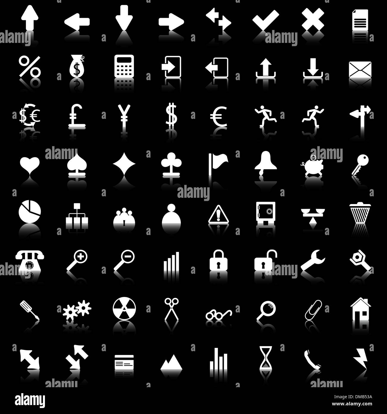 Biggest collection different icons using hi-res stock photography and ...