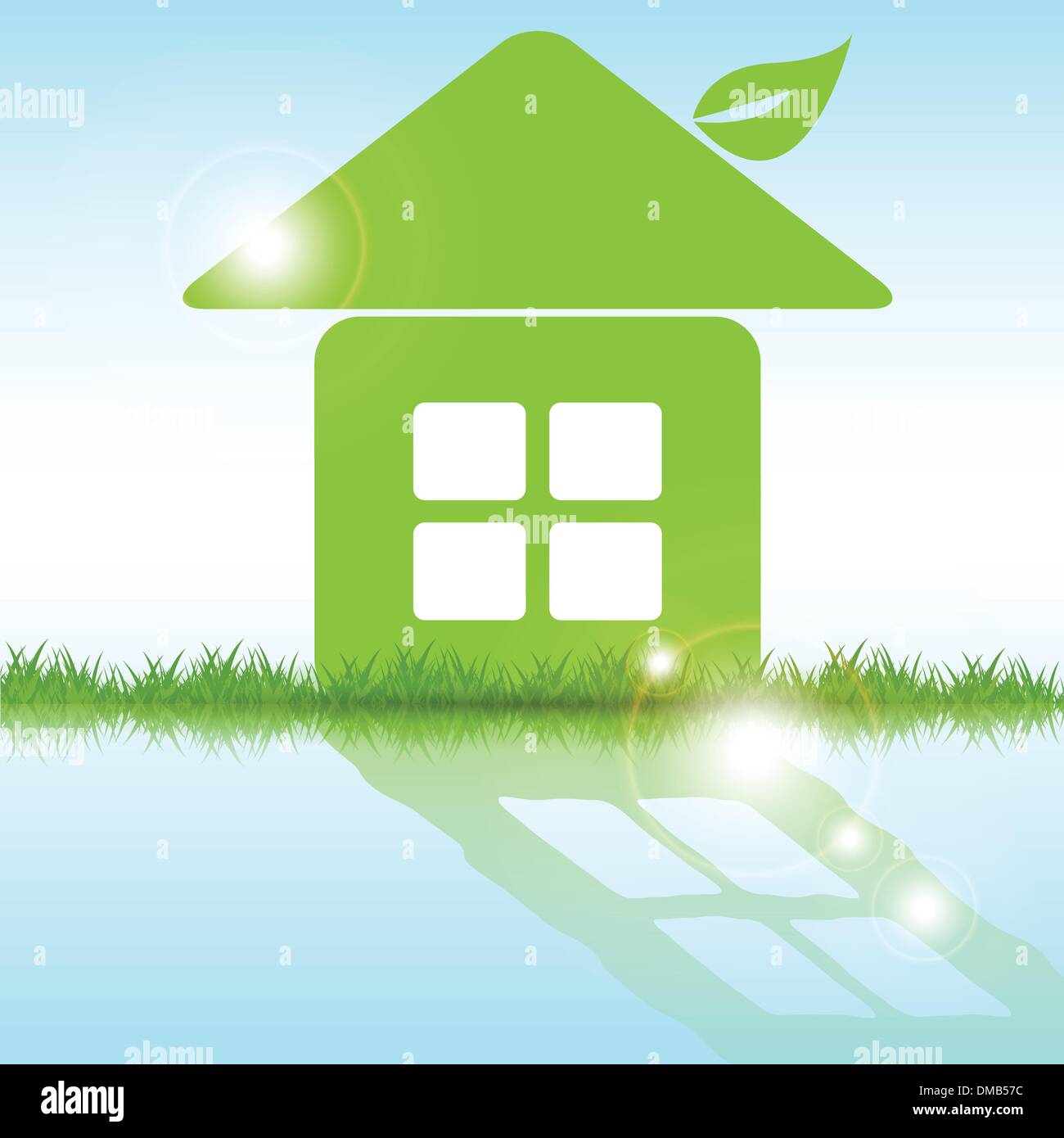 Abstract green roof with green sheet Stock Vector Images - Alamy