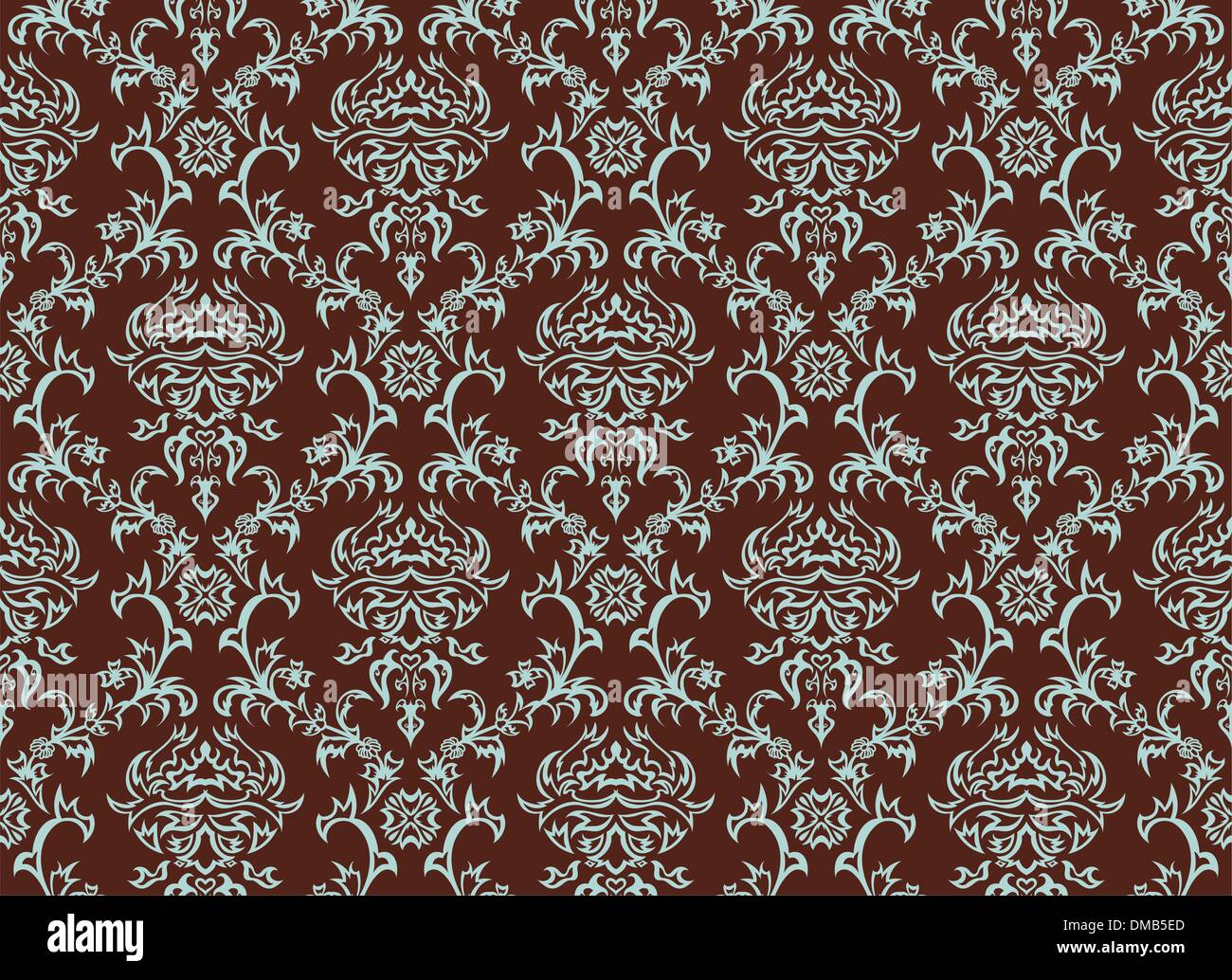 seamless damask pattern Stock Vector Image & Art - Alamy