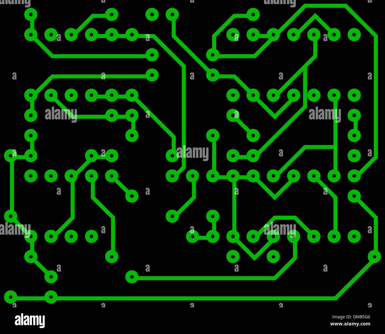 Electrical circuit plan Stock Vector Images - Alamy